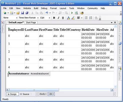 Utilizando o GridView e DetailsView - DevMedia